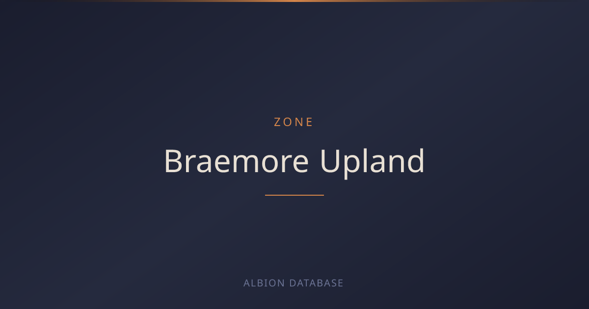 Albion Online Braemore Upland — Zone Guide & Resources - Albion Online ...