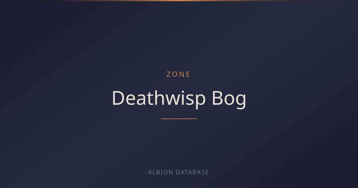 Albion Online Deathwisp Bog — Zone Guide & Resources - Albion Online ...